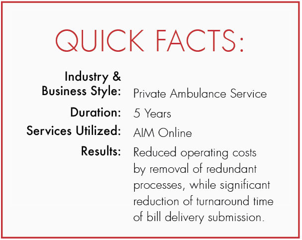 Edwards Ambulance Service Chooses AIM Online for Flexibility and Efficiency